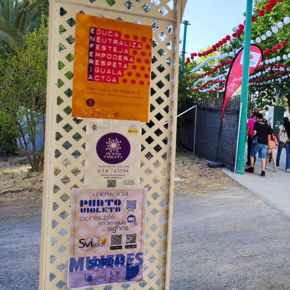 Punto Violeta en el Corpus de Granada 2024 – ASOGRA